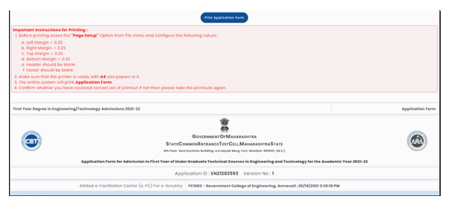 Procedure of MHT CET CAP Form Filling 2023- Raisoni College.